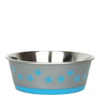 Blue dog bowl store