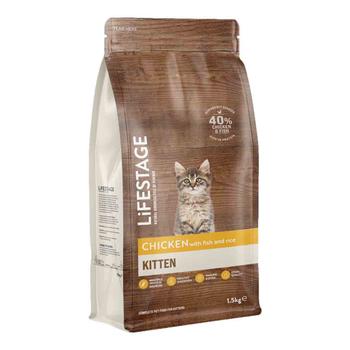 Lifestage Chick With Fish & Rice | Dry Kitten Food