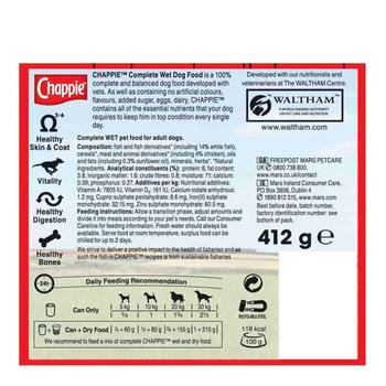 Chappie Original 412g X 12 | Wet Dog Food